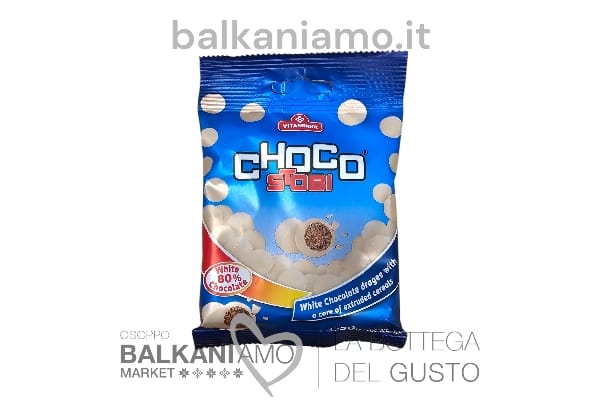 SNACK AI CEREALI E CIOCCOLATO BIANCO CHOCO STOBI WHITE VITAMINKA ...