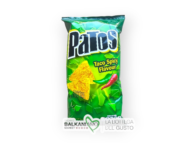 PATATINE PATOS TACO PICCANTI 100G - Balkaniamo | Balkan Food Market ONLINE