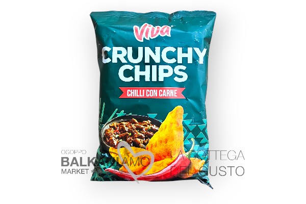 PATATINE VIVA CHIPS GUSTO CHILLI CON CARNE 100G - Balkaniamo | Balkan ...