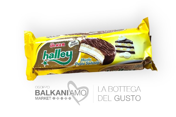 HALLEY BISCOTTO AL CIOCCOLATO CON MUNCHMALLOW BANANA 210G ULKER ...