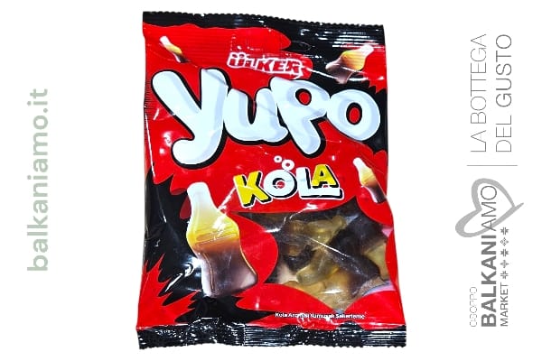 YUPO CARAMELLE GOMMOSE GUSTO COLA 80G ULKER - Balkaniamo | Balkan Food ...